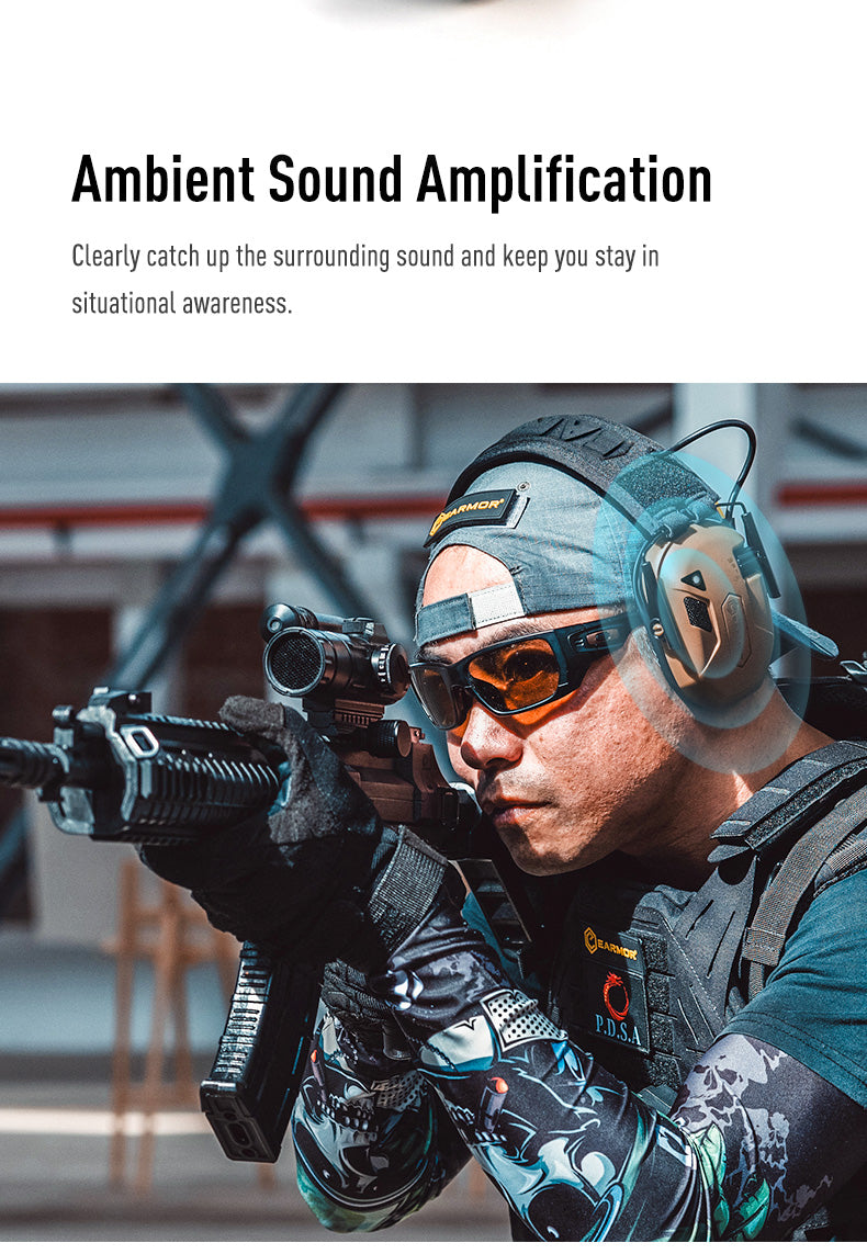 M300T Bluetooth Hearing protection - Earmor – SA Tactical Institute