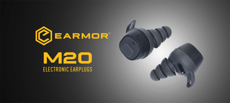 M20 Electronic Earbuds - Earmor (Black) – SA Tactical Institute