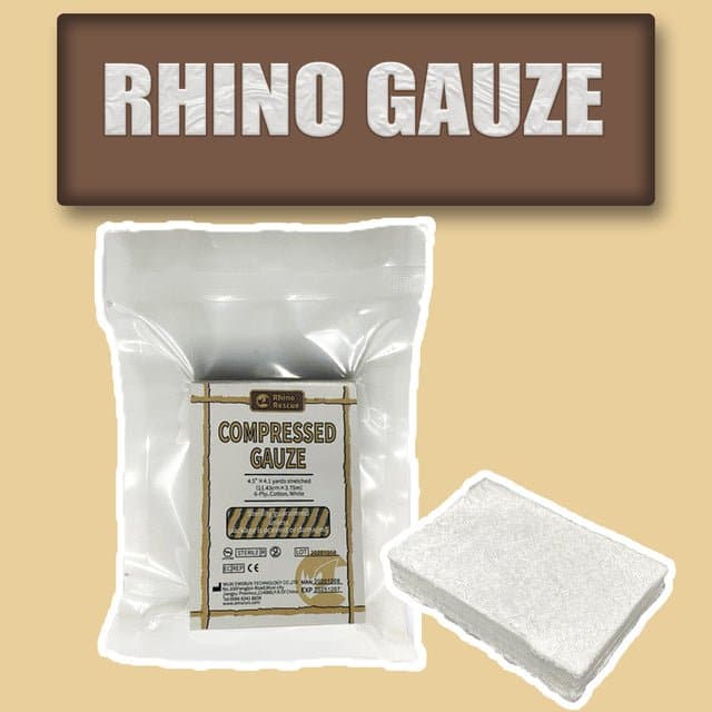 Compressed Sterile Gauze - Rhino Rescue – SA Tactical Institute